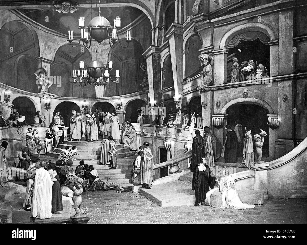 Stage set of Caspar Neher Stock Photo - Alamy