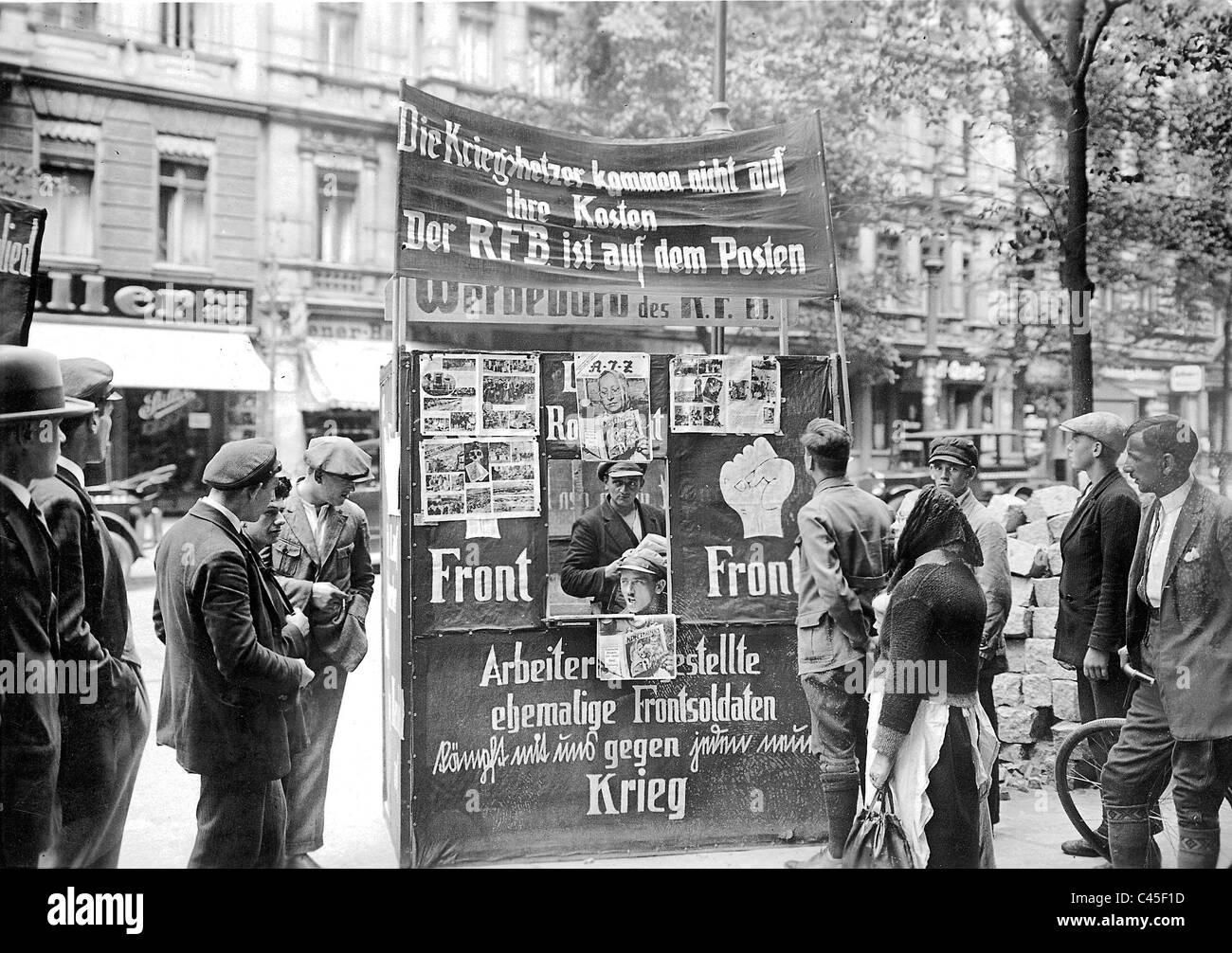 Red Front Fighter's League, 1928 Stock Photo - Alamy