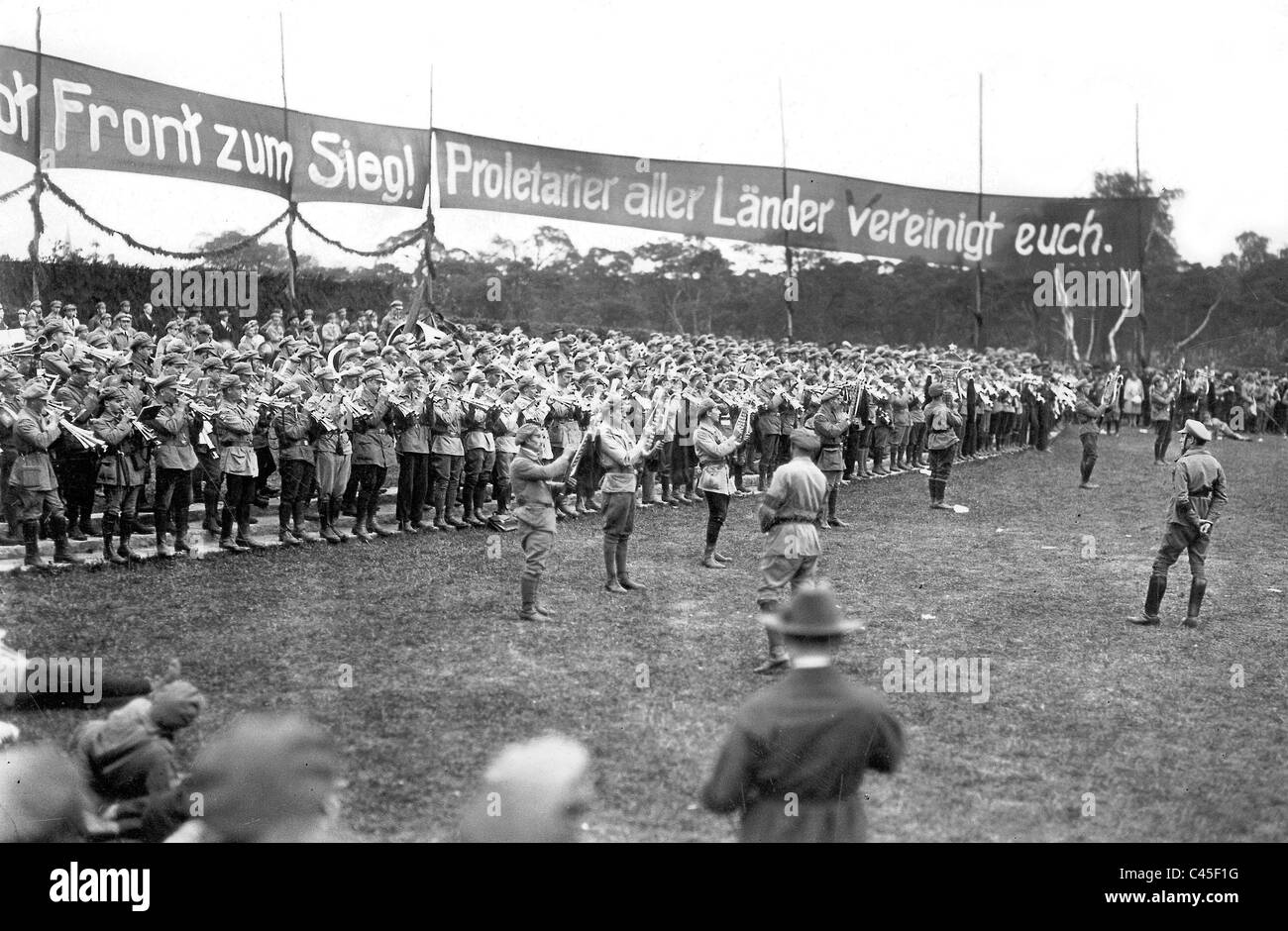 Red Front Fighter's League Stock Photo - Alamy