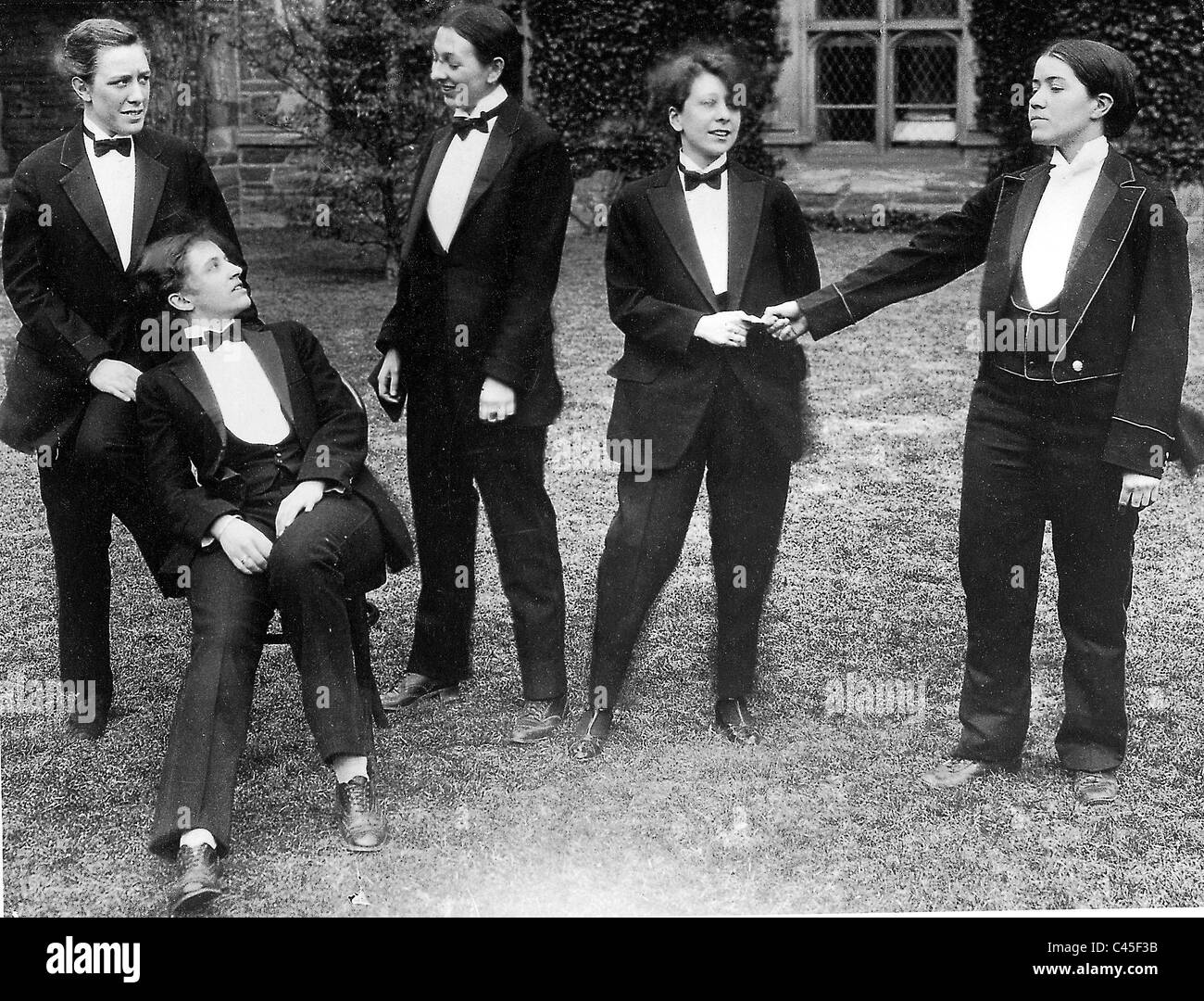 Emancipation in women's fashion, 1929 Stock Photo - Alamy