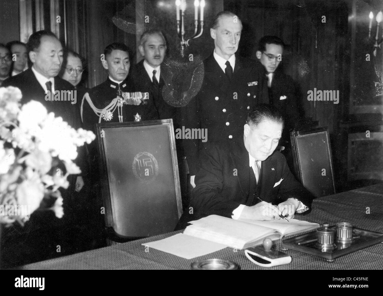 Oshima, the Japanese ambassador, 1945 Stock Photo - Alamy