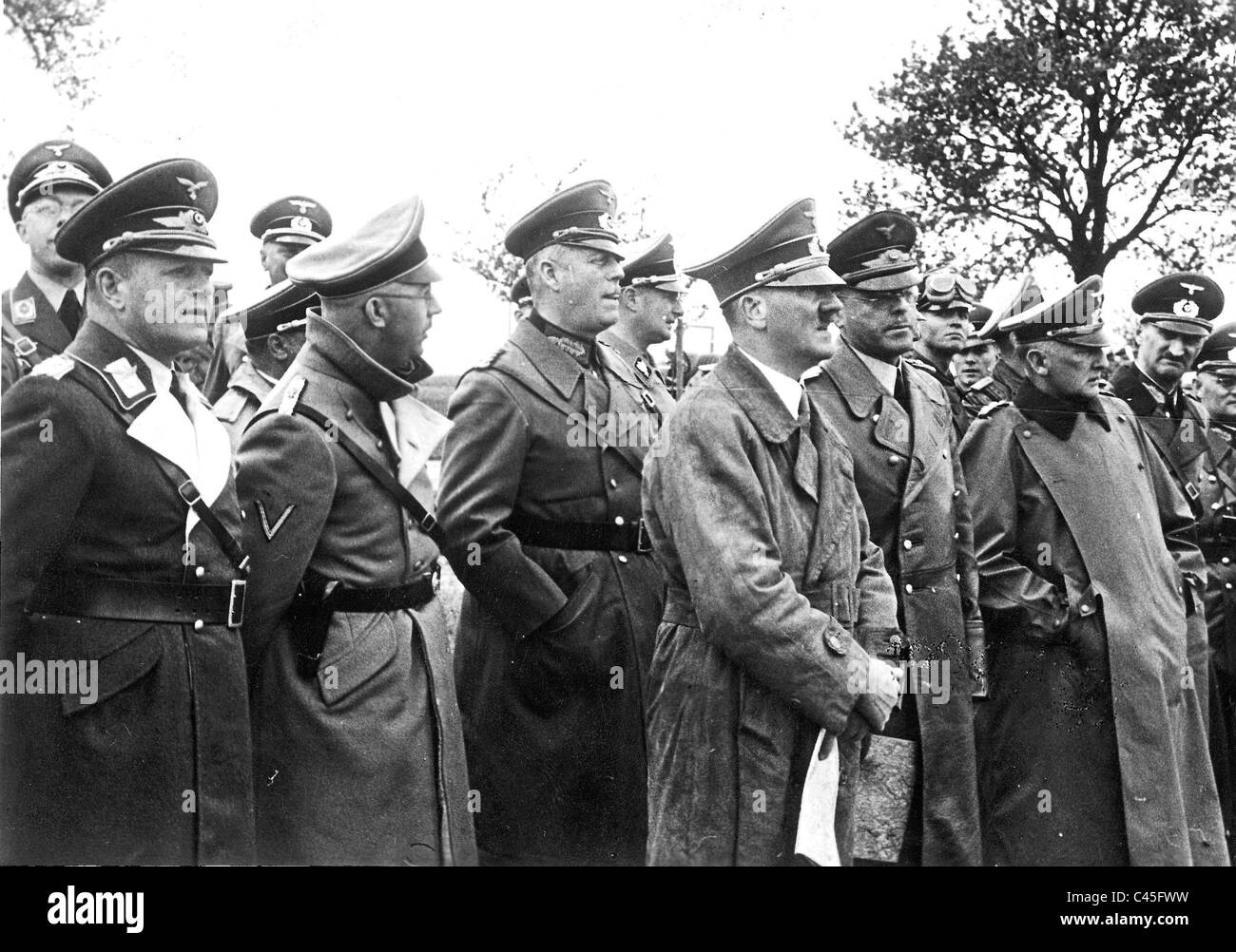 Hitler visits the Siegfried Line Stock Photo - Alamy