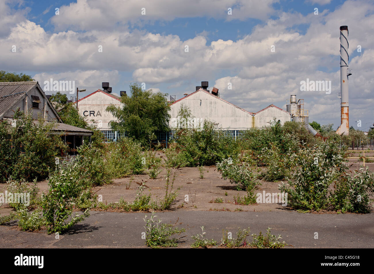 Closed down factory, Ipswich Suffolk, UK Stock Photo - Alamy