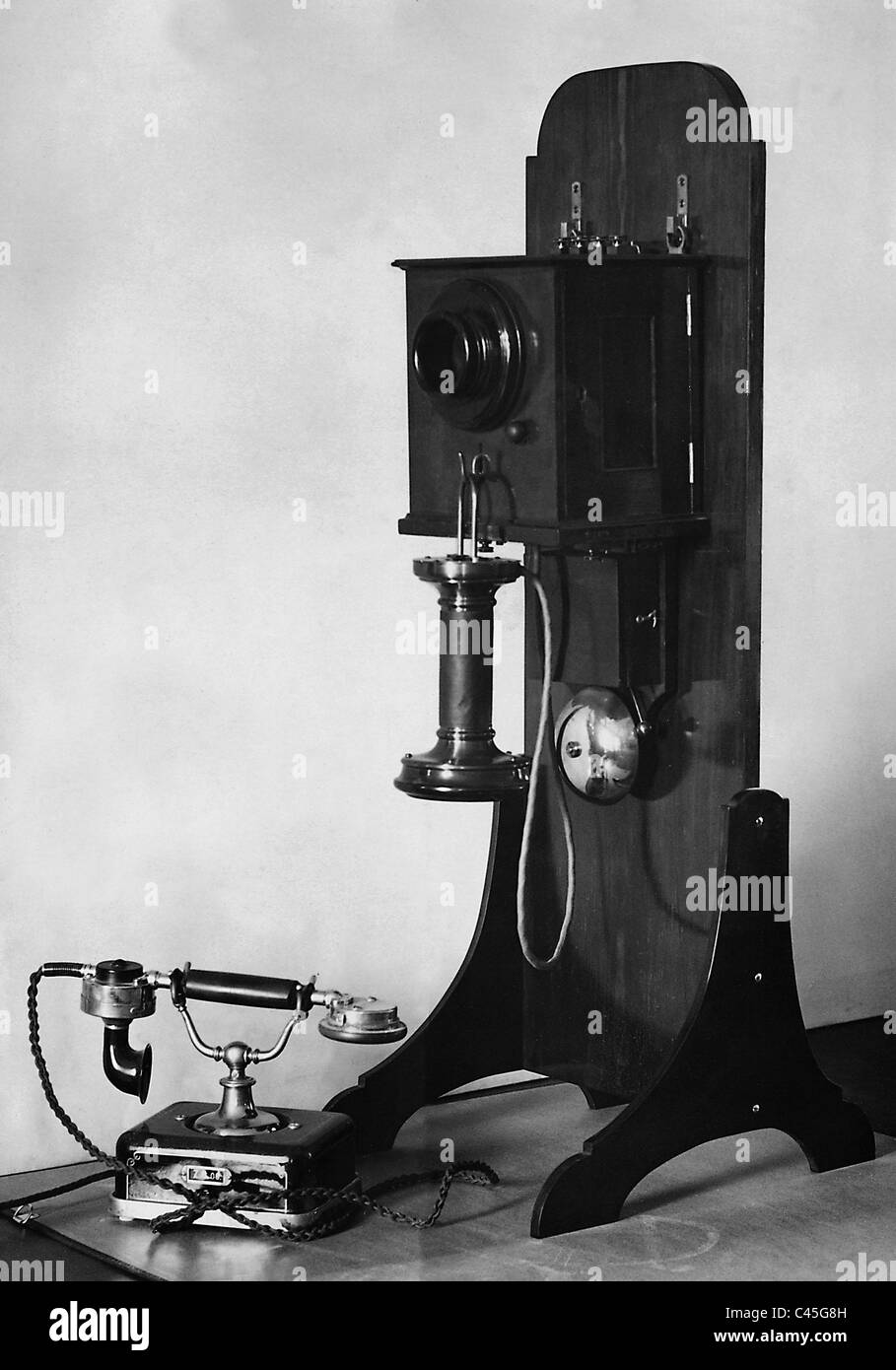 Post office telephone Black and White Stock Photos & Images - Alamy