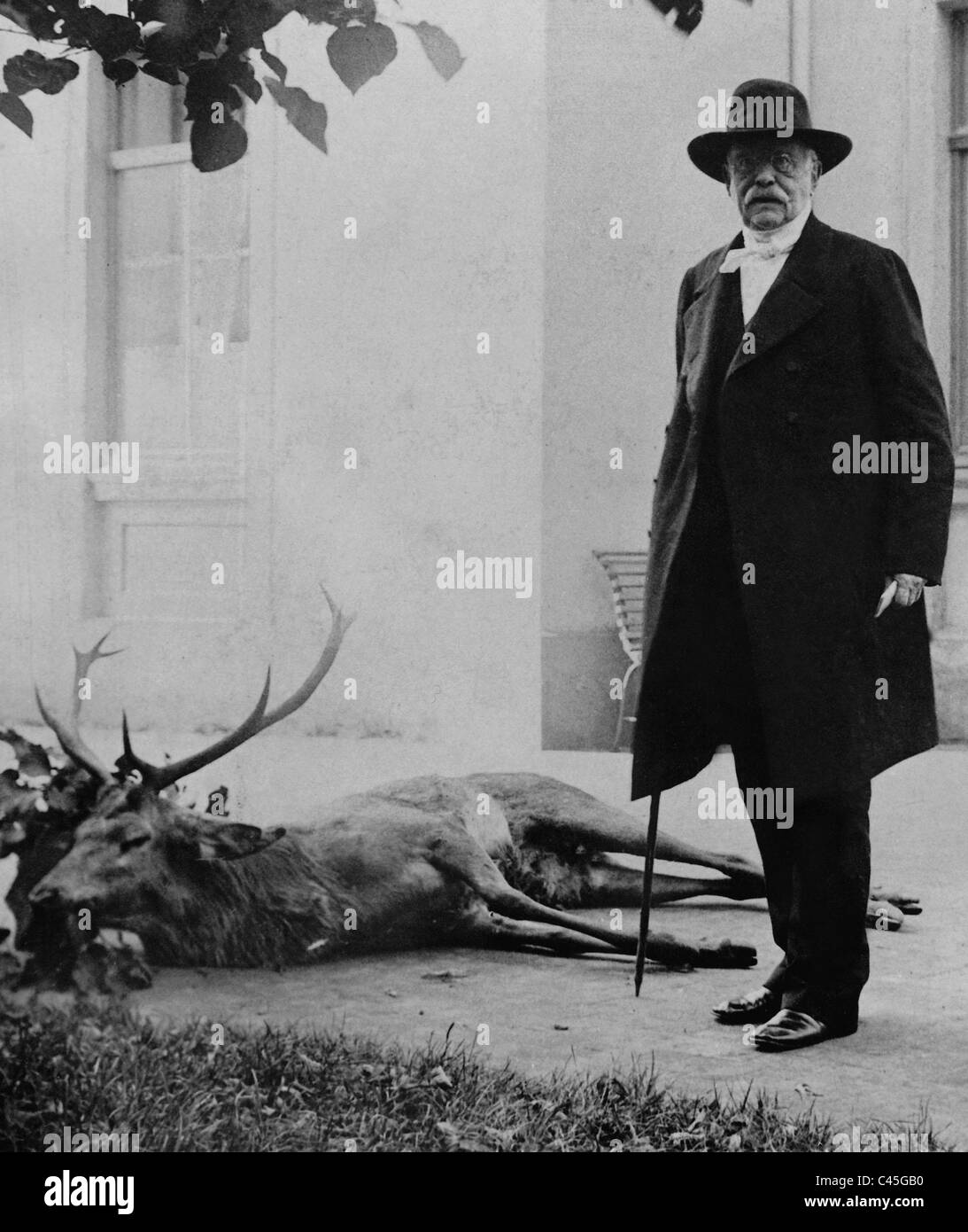 Otto von Bismarck as a hunter Stock Photo - Alamy