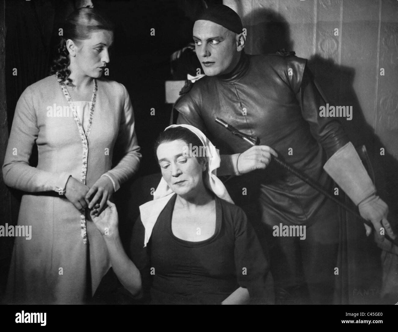 Kaethe Gold, Elsa Wagner and Gustaf Gruendgens in 'Faust' Stock Photo ...