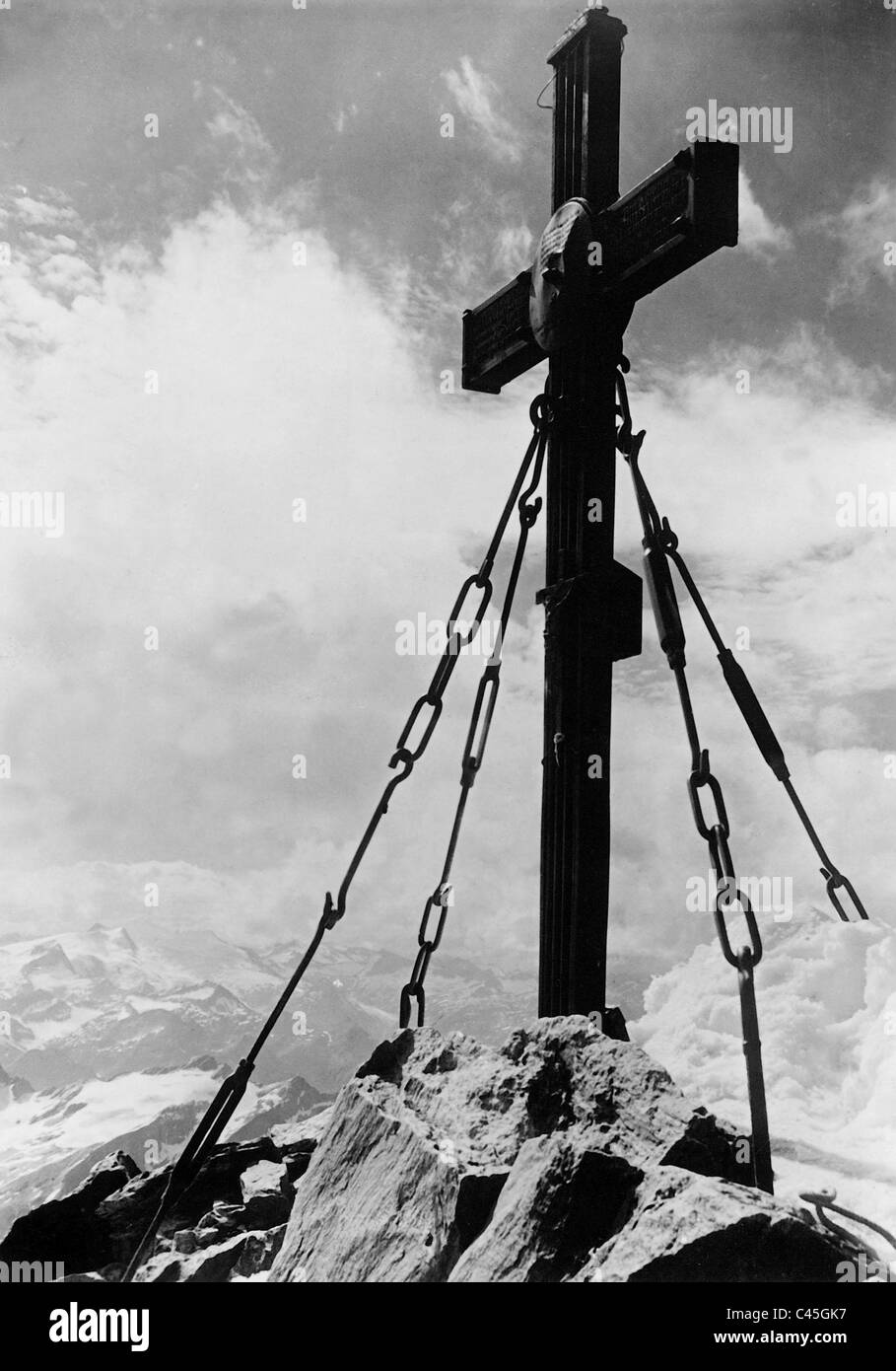 Summit cross Black and White Stock Photos & Images - Alamy
