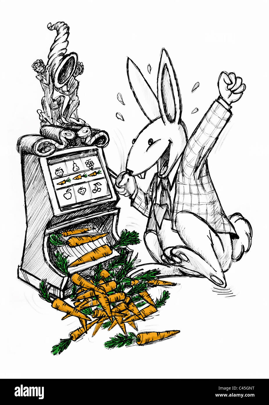 Slot machine clipart Cut Out Stock Images & Pictures - Alamy