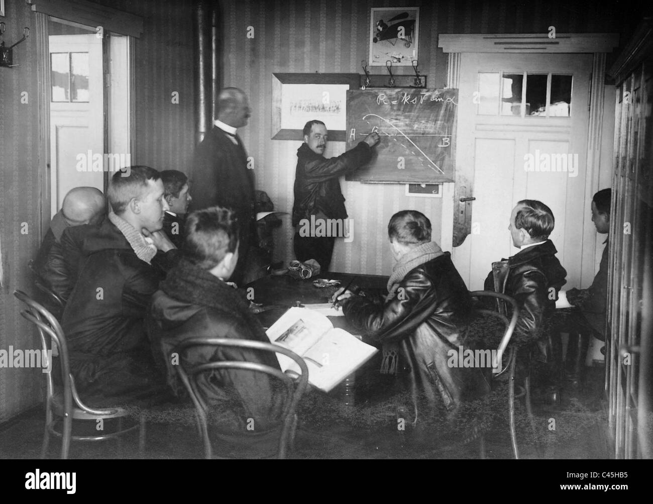 German Flying School, 1913 Stock Photo - Alamy