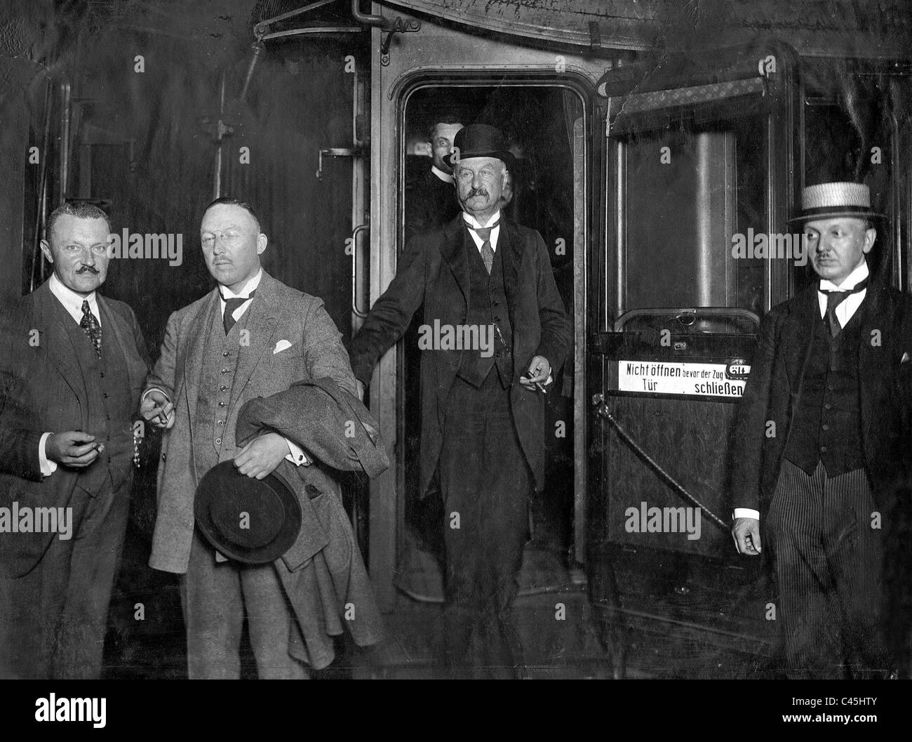 Ernst Scholz, Andreas Hermes, Konstantin Fehrenbach, 1920 Stock Photo ...
