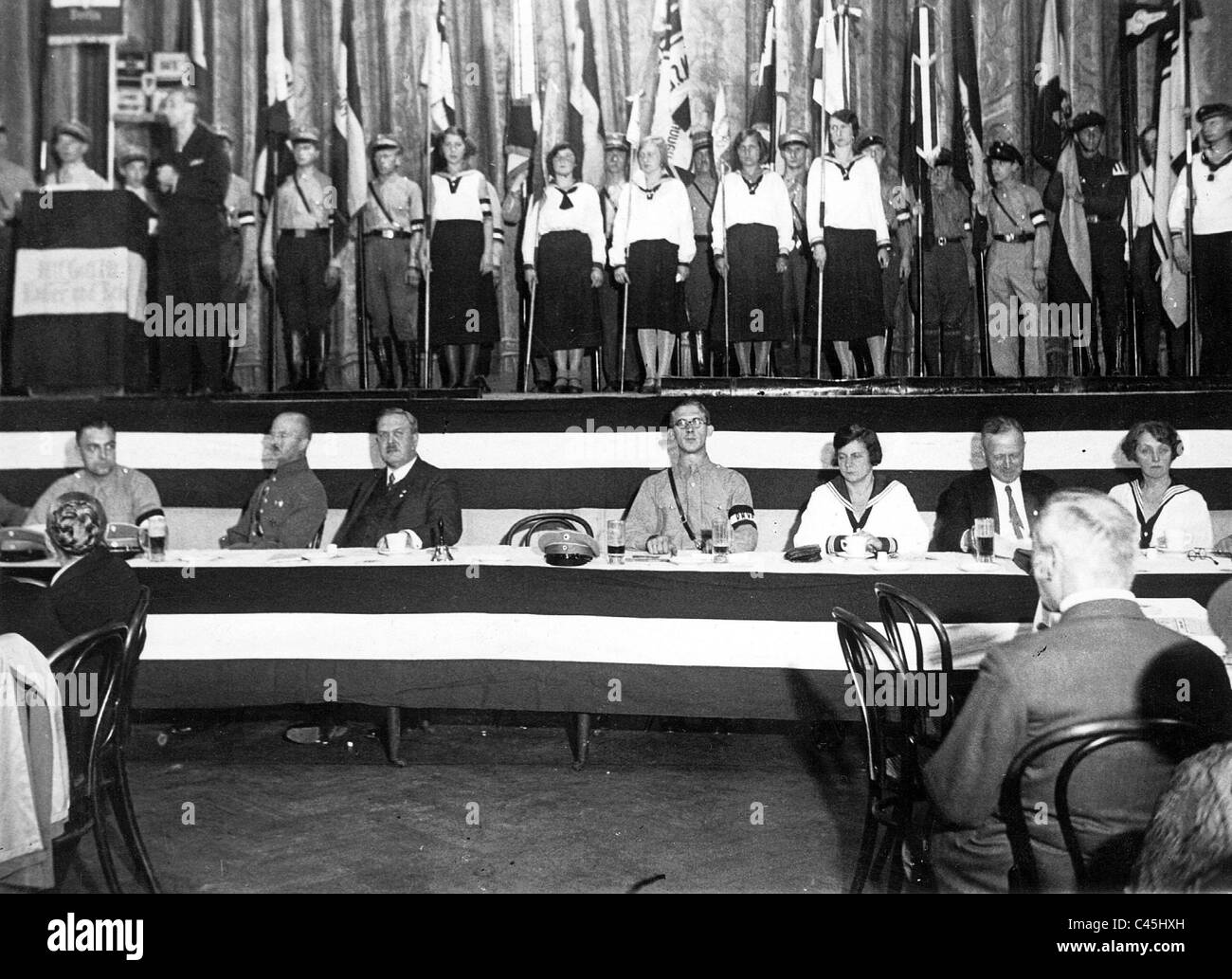 Union of DNVP Bismarck in Berlin, 1932 Stock Photo - Alamy