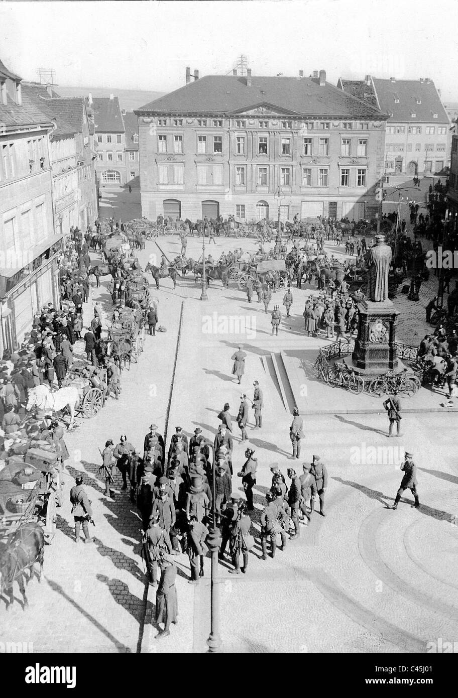 Communist insurgency in Central Germany, 1921 Stock Photo - Alamy