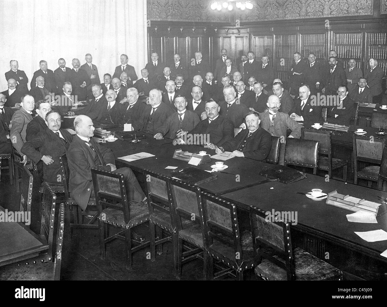 Reichstag fraction of the DNVP, 1924 Stock Photo - Alamy