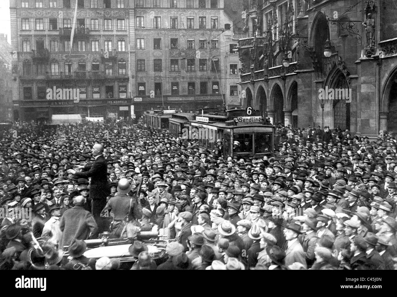 Hitler Coup, 1923 Stock Photo - Alamy