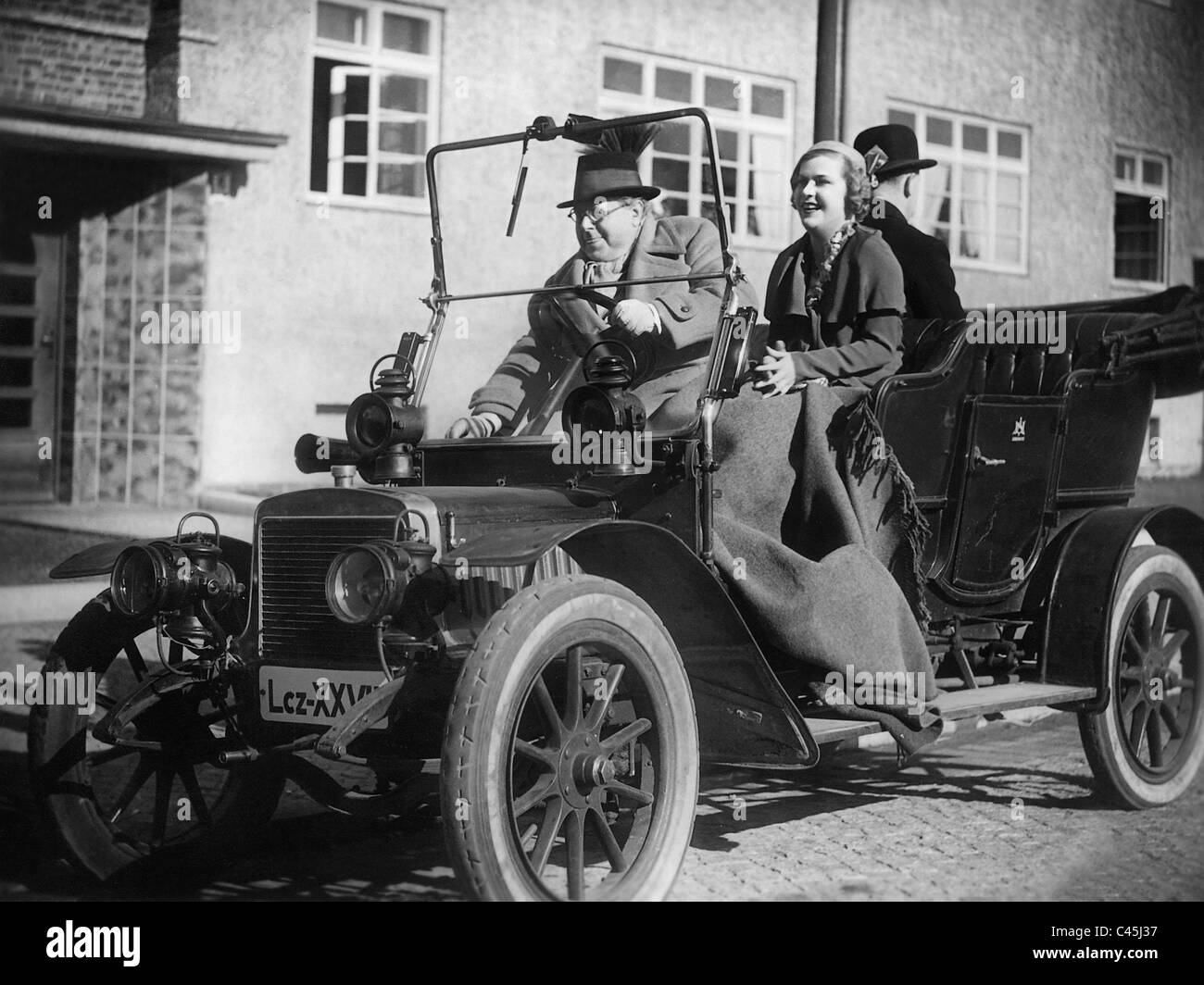 Film scene with car Stock Photo - Alamy