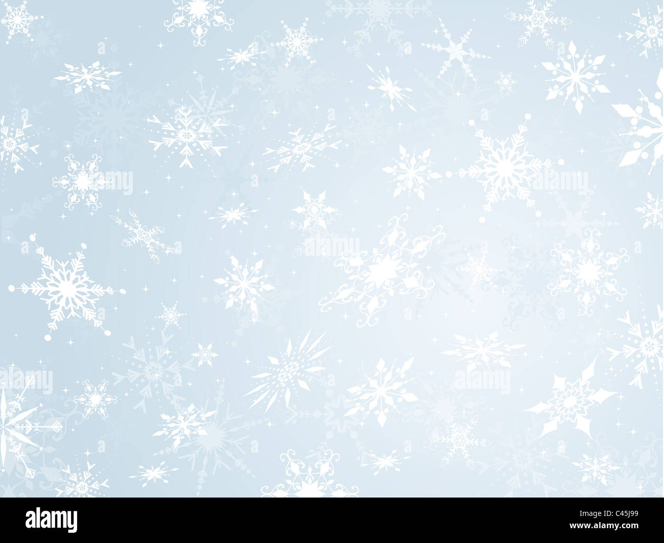 Background of falling snowflakes Stock Photo - Alamy