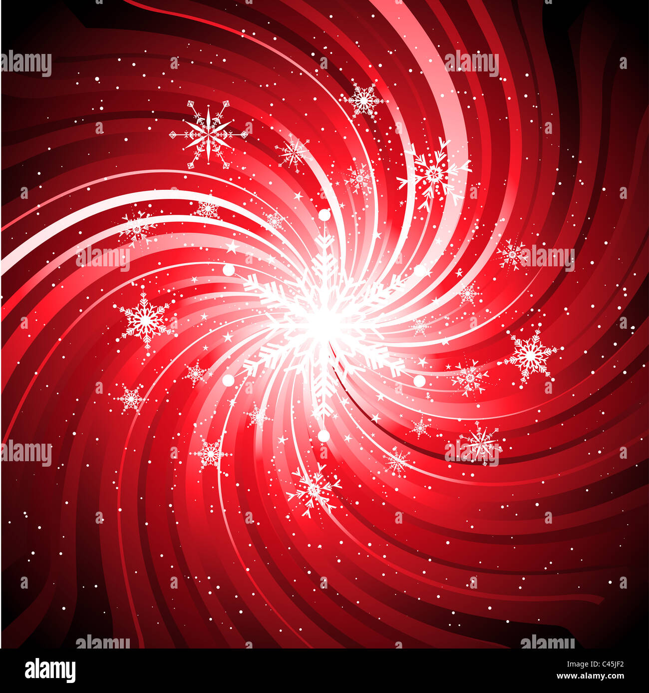 Snowflake swirl background Stock Photo - Alamy
