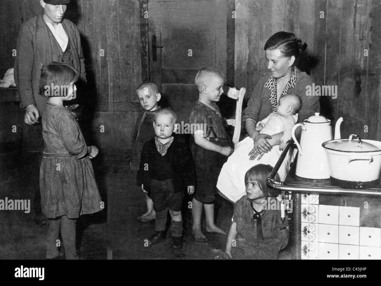 Mass unemployment in Germany, 1929 Stock Photo - Alamy