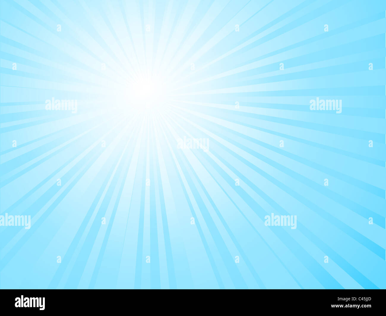 Sunburst sky background Stock Photo - Alamy