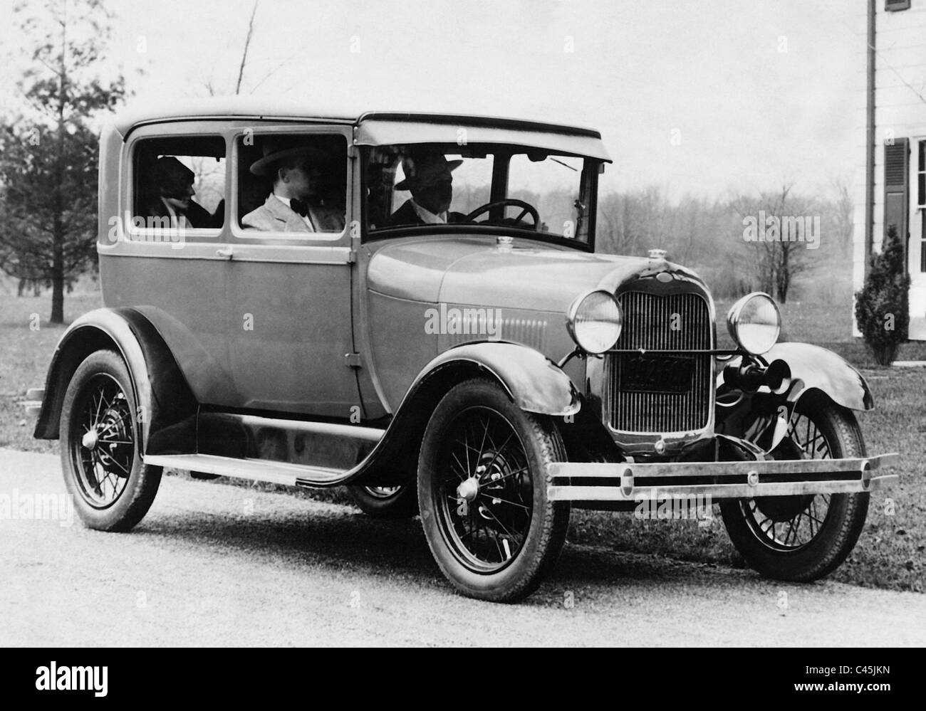 1927 ford model t sedan Black and White Stock Photos & Images - Alamy