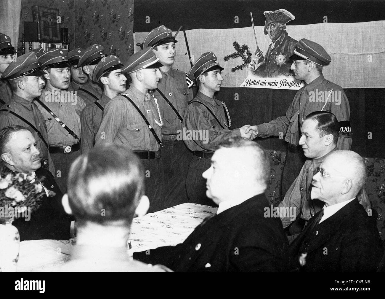 Inauguration of the Staffelheim (squadron's home) of the DNVP in the ...