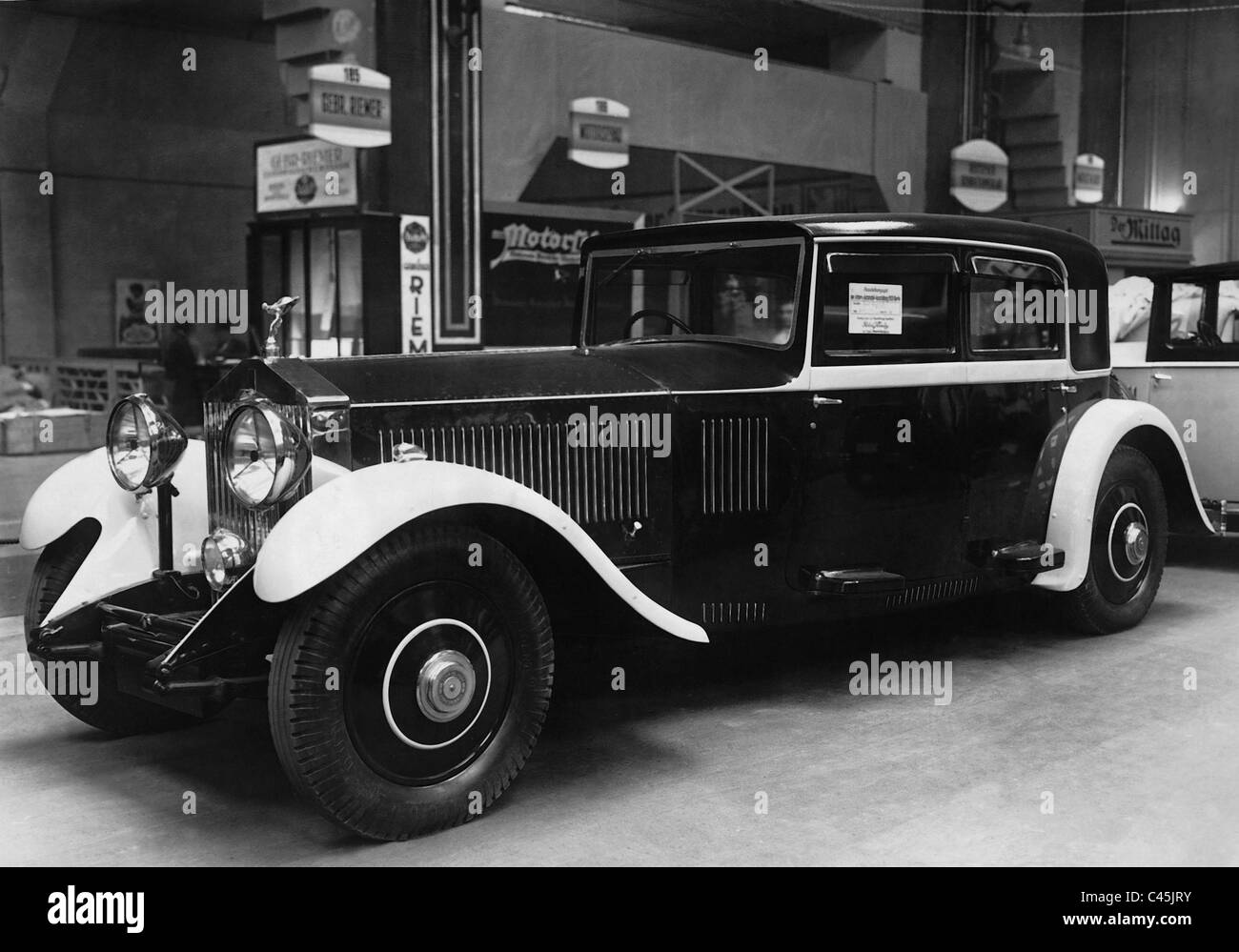 In rolls royce Black and White Stock Photos & Images - Alamy