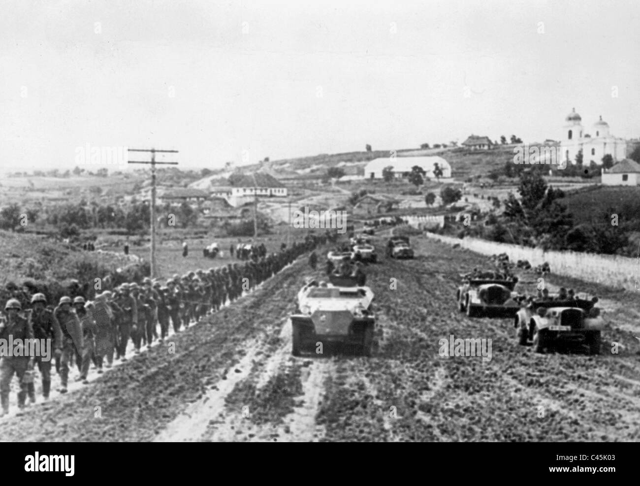 Advance on the Eastern front, 1941 Stock Photo - Alamy