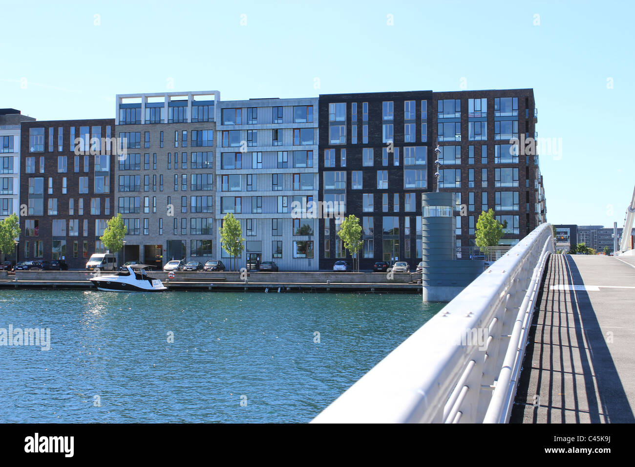 Danish architecture in Sluseholmen, Copenhagen Stock Photo - Alamy