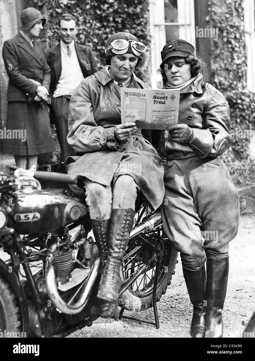 Women motorcycle rally Black and White Stock Photos & Images - Alamy