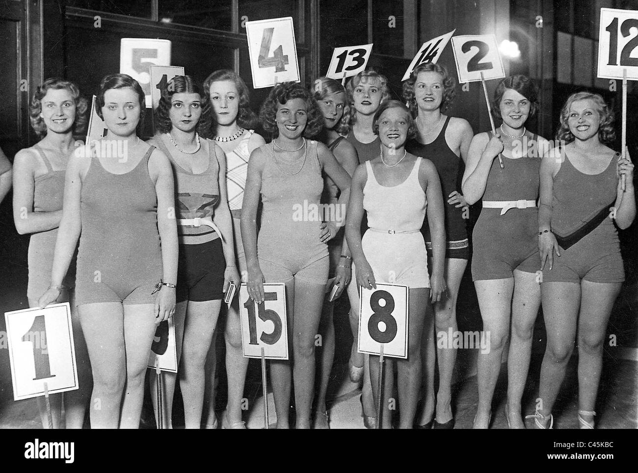 Beauty pageant Black and White Stock Photos & Images - Alamy