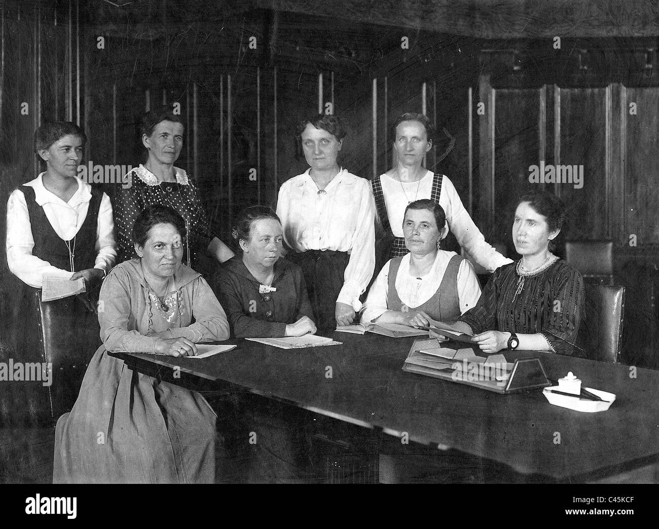 Women in the German Reichstag, 1919/20 Stock Photo - Alamy