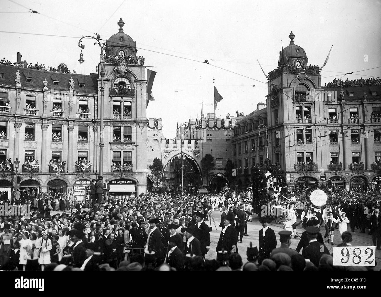 Karlsplatz in Munich, 1925 Stock Photo - Alamy