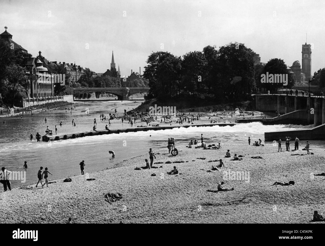 Isar beach hi-res stock photography and images - Alamy