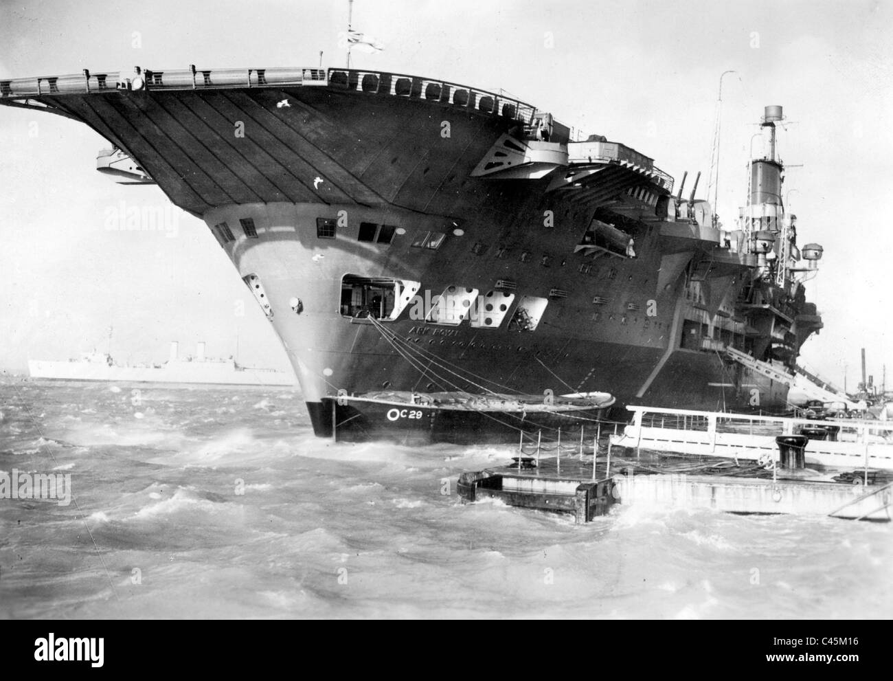 The british aircraft carrier hms ark royal hi-res stock photography and ...
