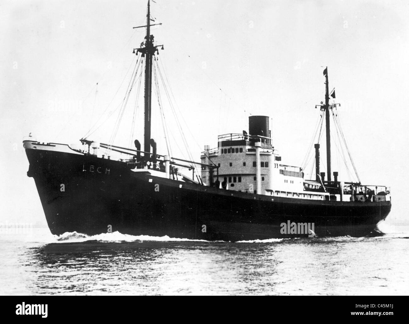 German blockade runner 'M.E. Lech ' Stock Photo - Alamy