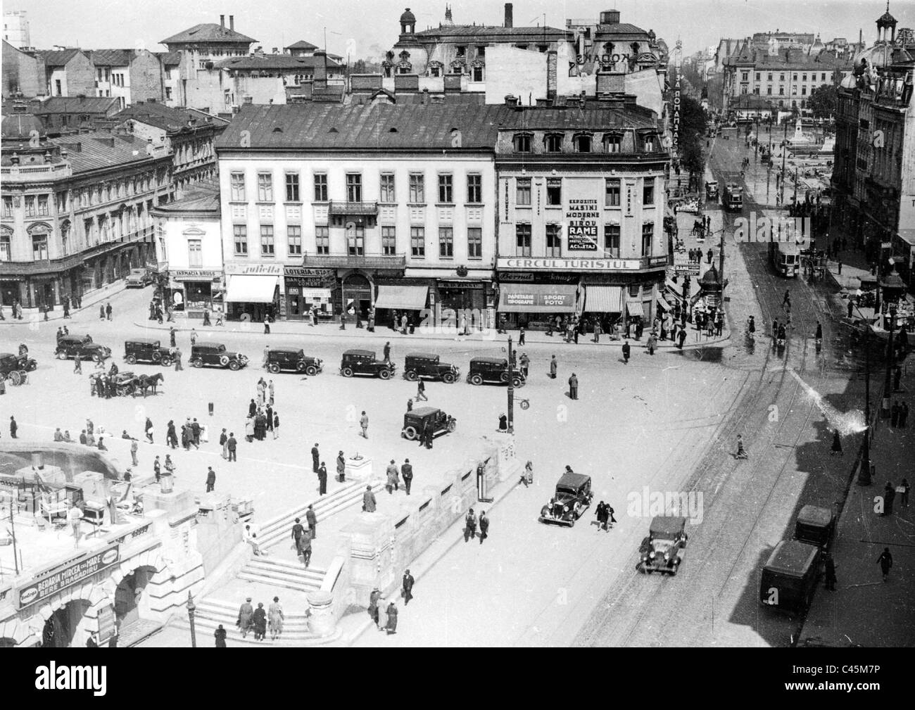 The old Bucharest Stock Photo - Alamy
