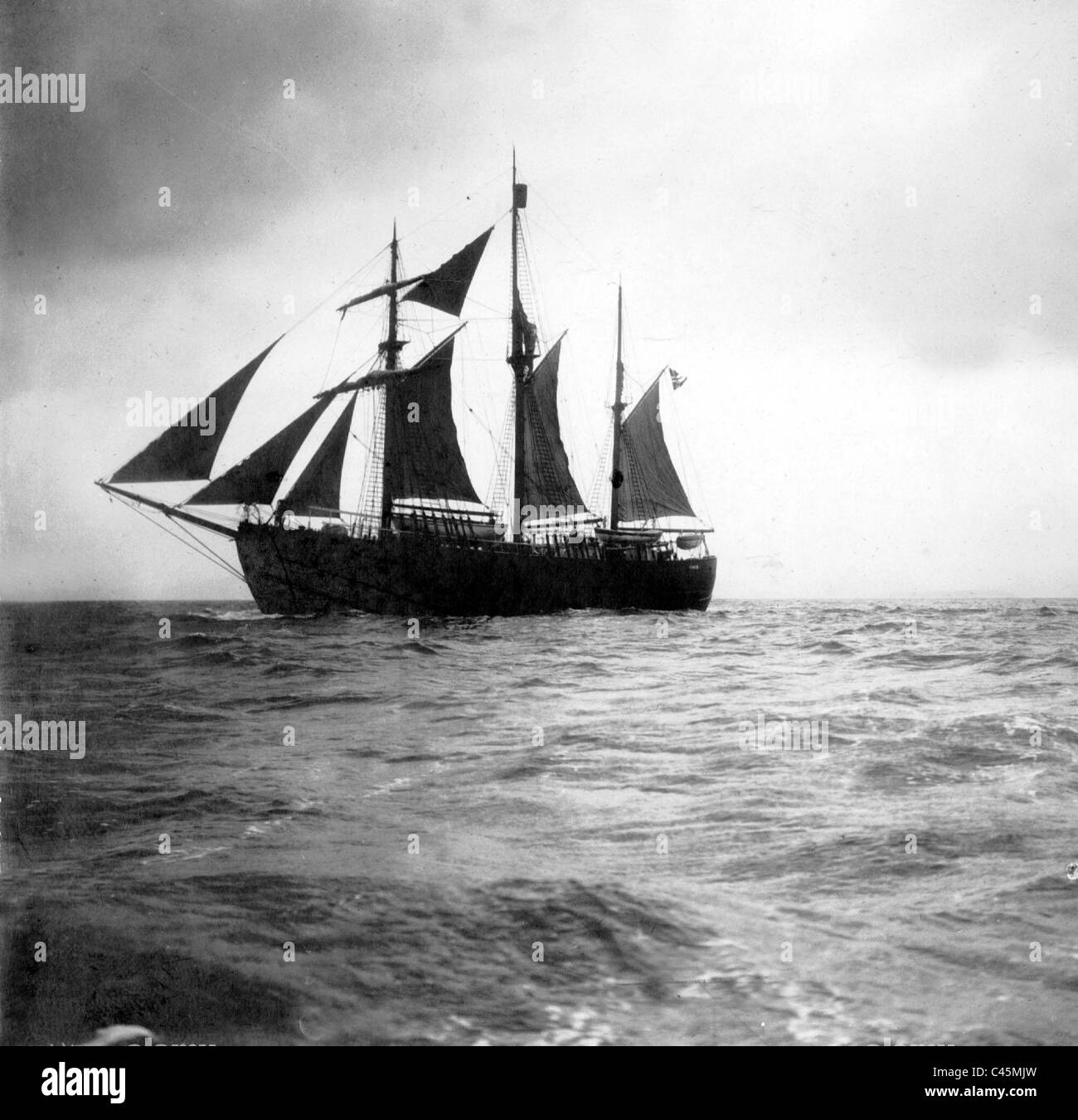 Expedition ship 'Fram' of the polar explorer Fridtjof Nansen Stock ...