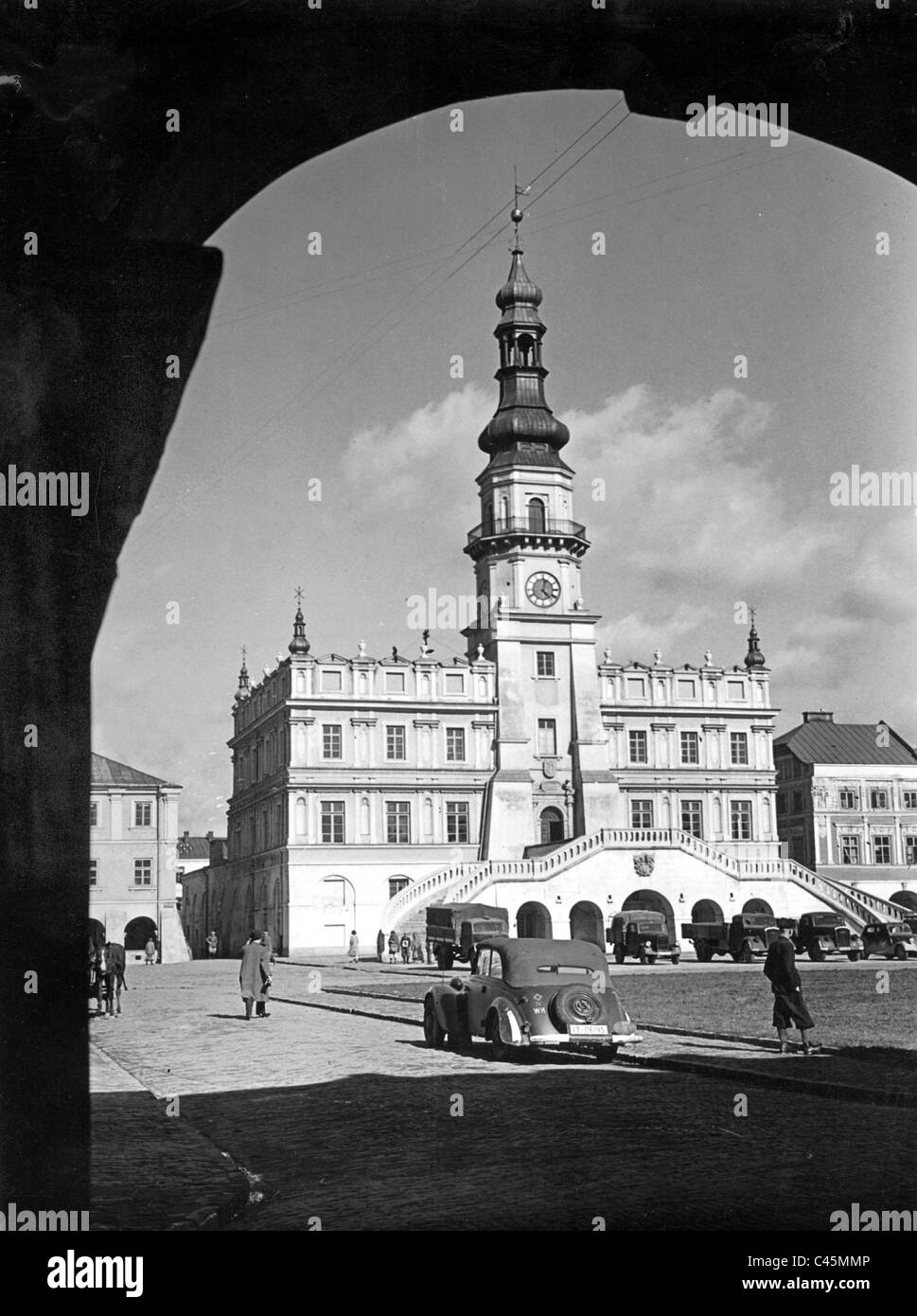 Town hall architect Black and White Stock Photos & Images - Alamy