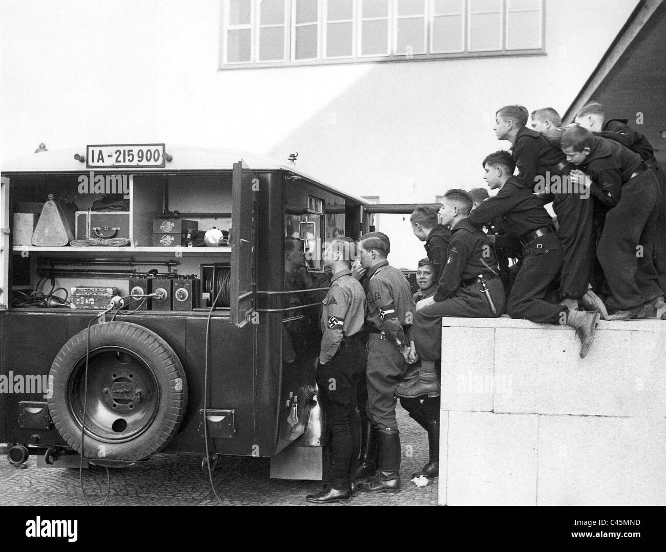 Outside parties Black and White Stock Photos & Images - Alamy