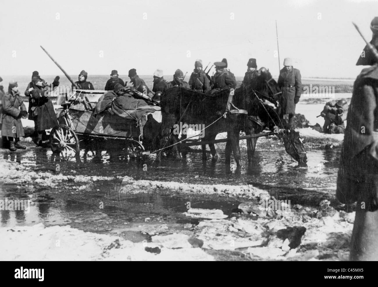Convoy of soviet soldiers hi-res stock photography and images - Alamy