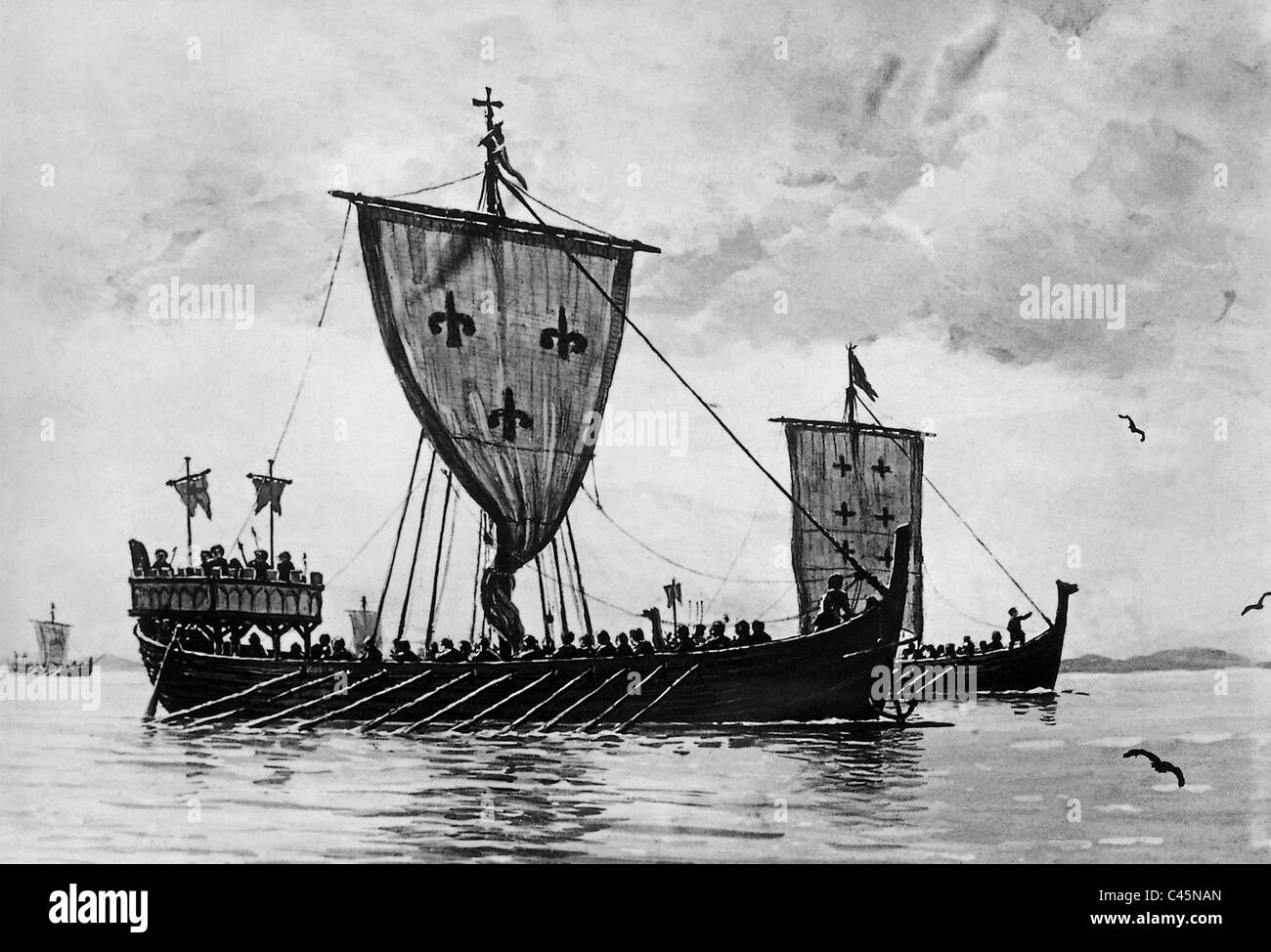 Castle ship hi-res stock photography and images - Alamy