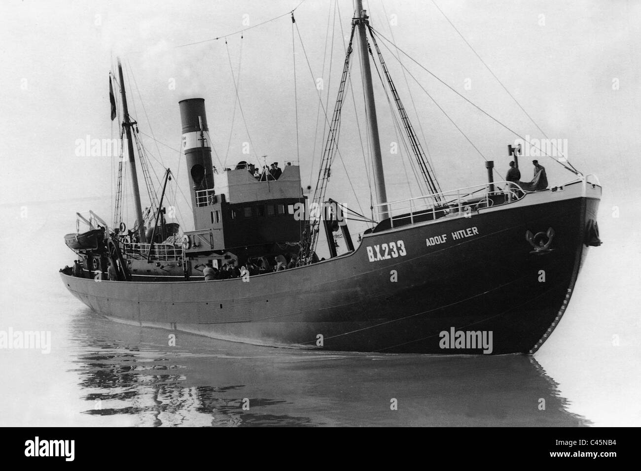 Ship 'Adolf Hitler', 1933 Stock Photo - Alamy