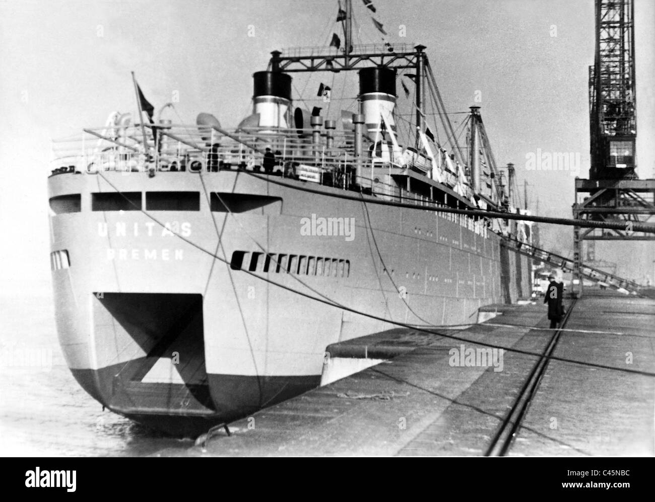 Whaling ship in Bremerhaven Stock Photo - Alamy