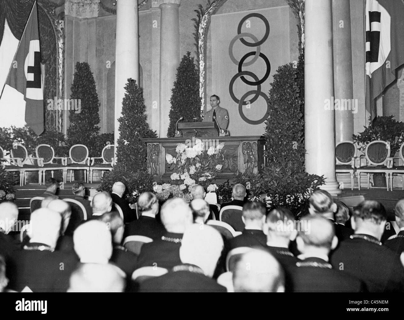 Rudolf Hess, 1936 Stock Photo - Alamy