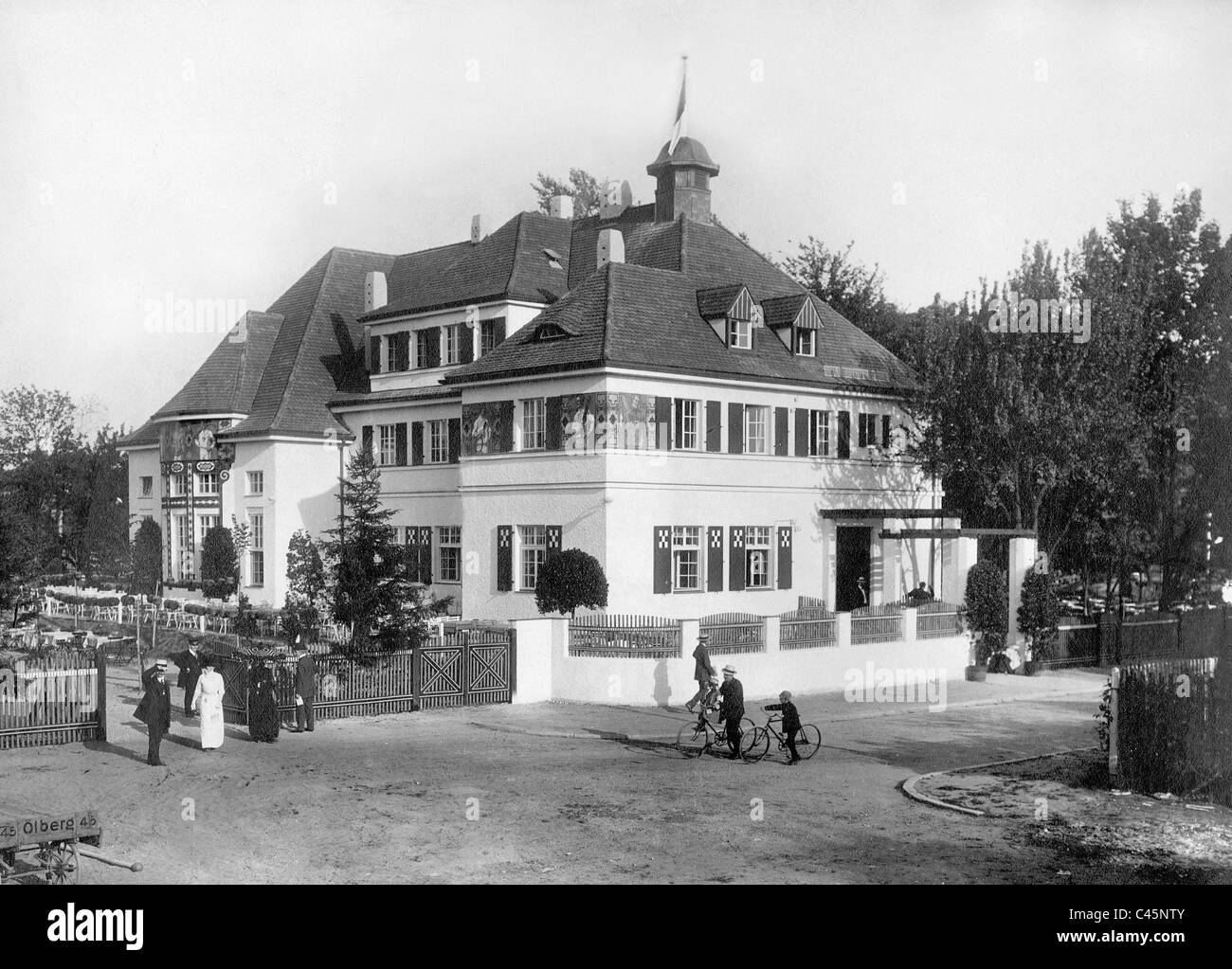 Clubhouse of the 1st football club Nuremberg, 1913 Stock Photo - Alamy