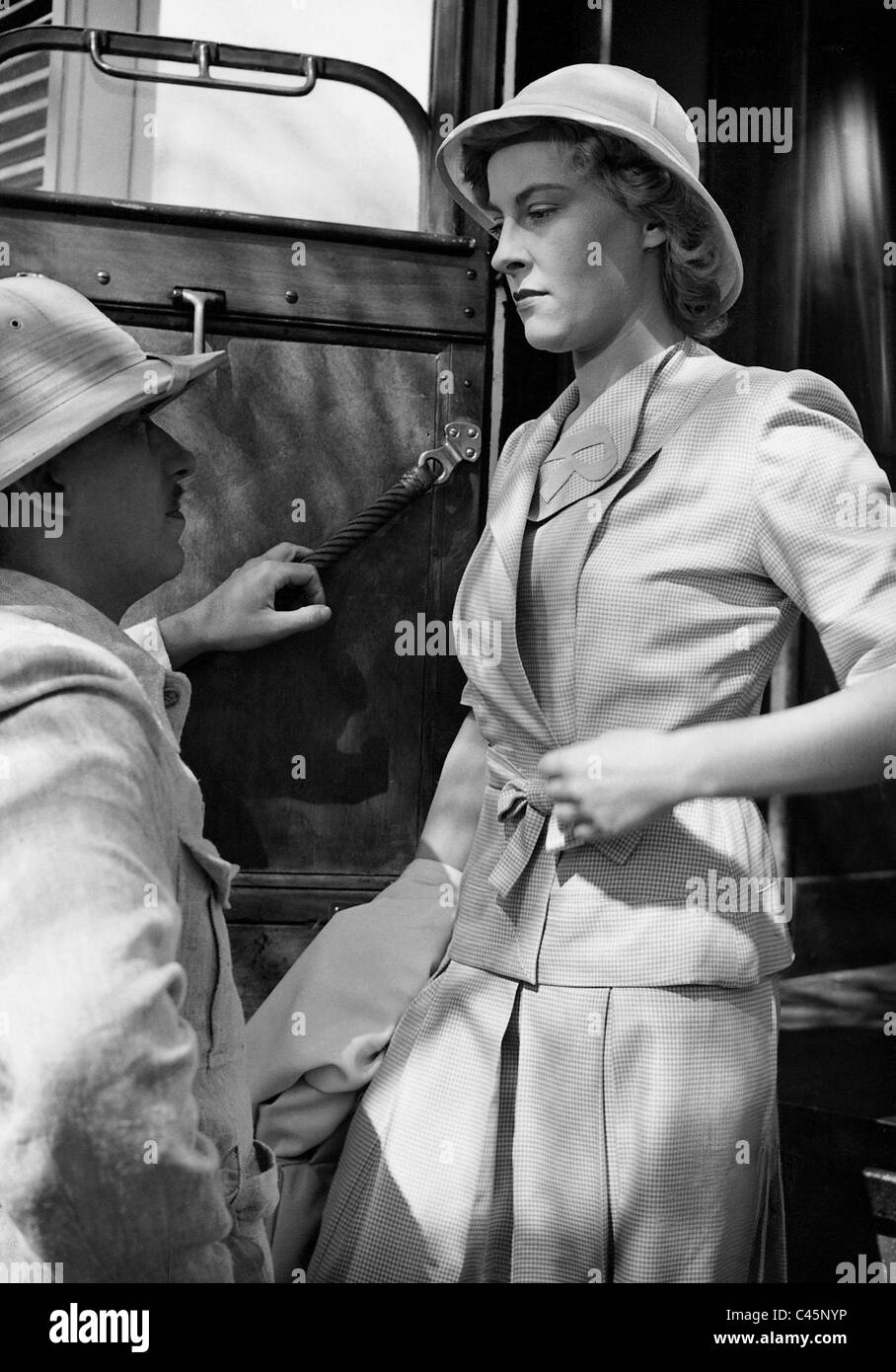 Willy Birgel and Marianne Hoppe in 'Kongo-Express', 1939 Stock Photo - Alamy