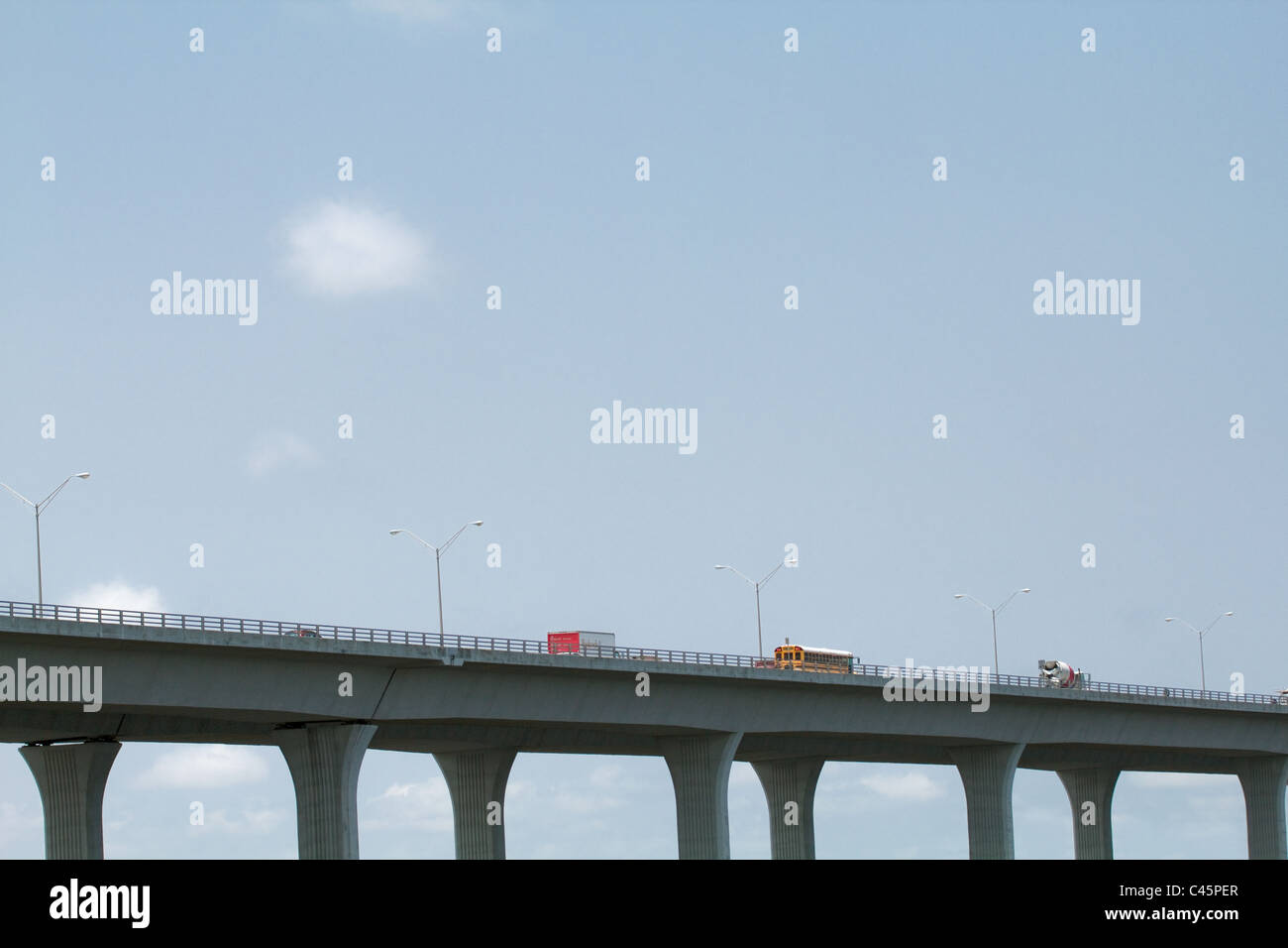 Vehicles on road bridge crossing hi-res stock photography and images ...