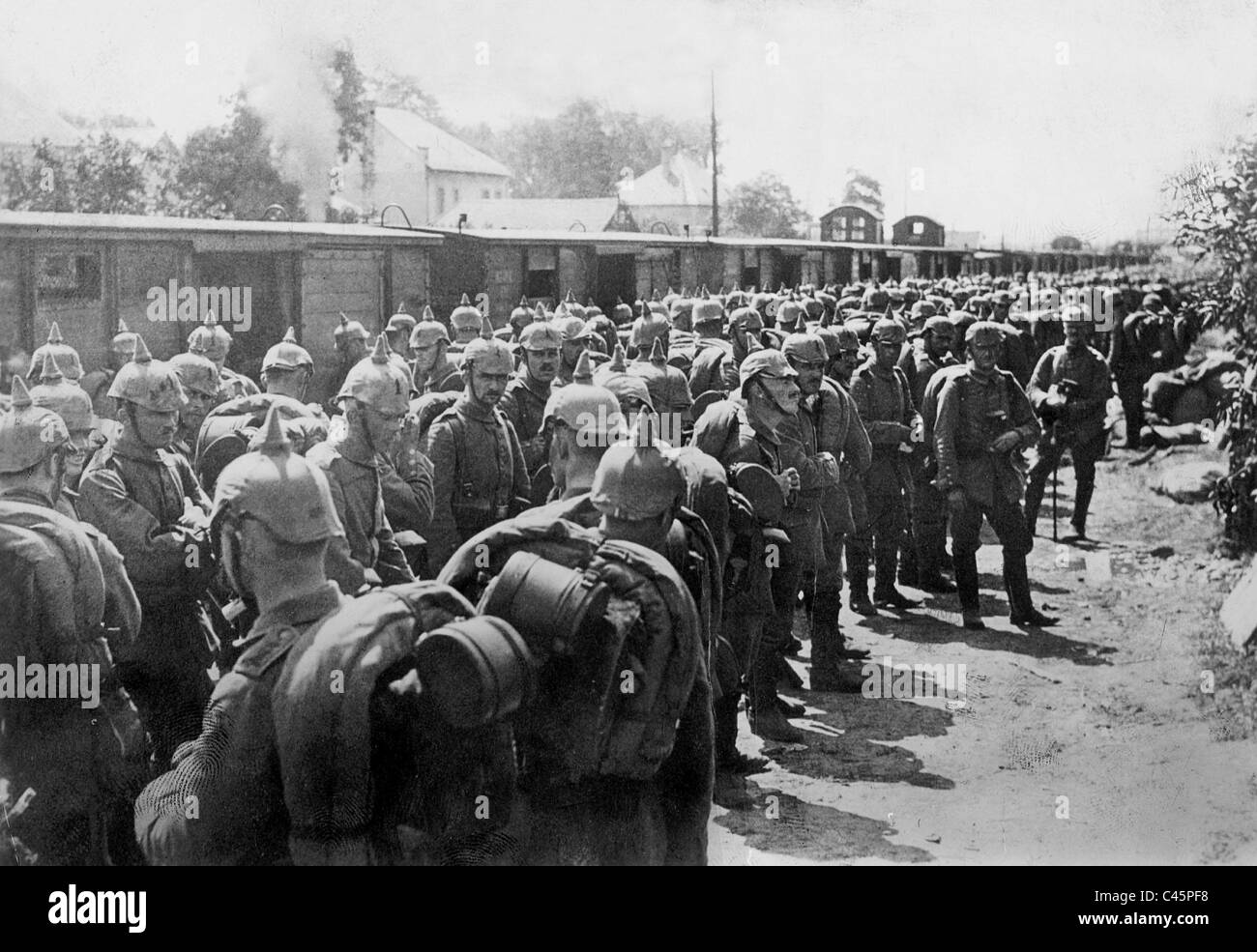 German soldiers in sarrebourg 1914 hi-res stock photography and images ...