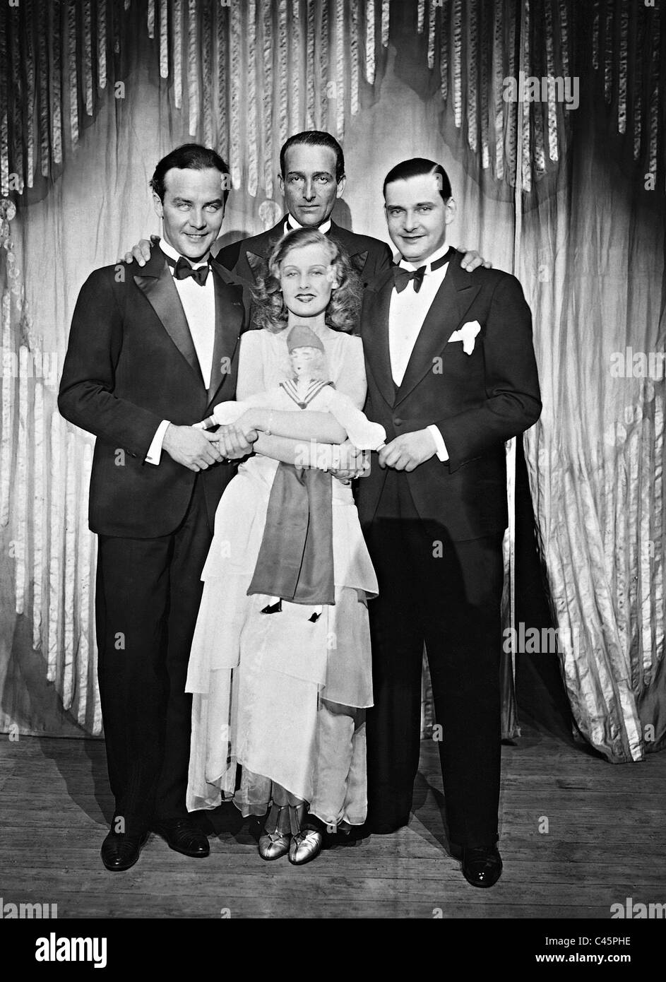 Igo Sym, Alexander Sascha, Harry Halm and Lilian Harvey, 1929 Stock ...