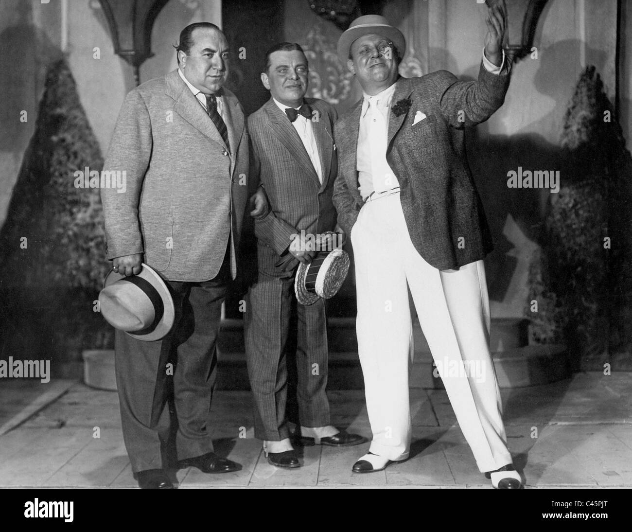 Kurt Gerron and Emil Jannings in 'Geschaeft ist Geschaeft', 1930 Stock ...